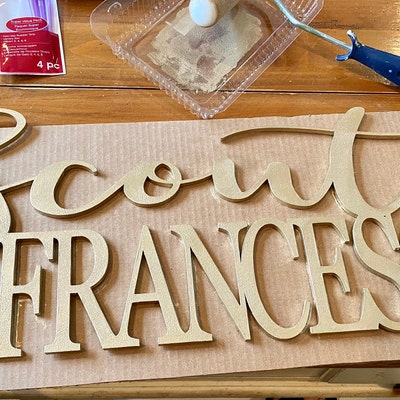 3D Name Cutout Laser Cut Name Custom Name Sign Baby Name Sign Wood ...