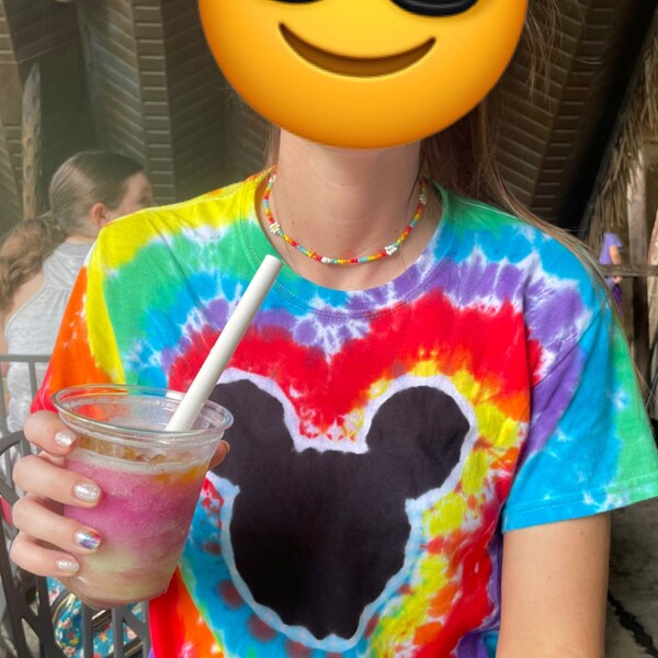 Mickey Mouse Inspired Tie Dye Rainbow Adult Unisex Tie Dye Shirt - Etsy
