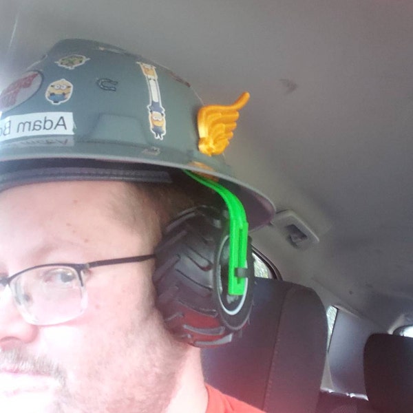 3D Printed Wings for Hard Hat: Construction Worker Accessory - Etsy