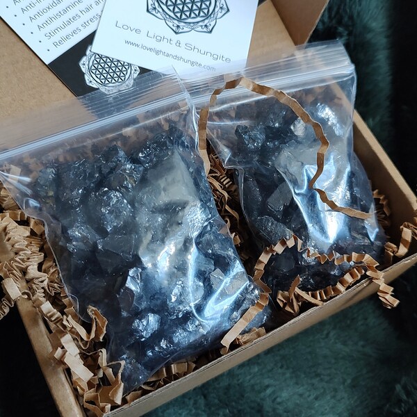 Elite Shungite for Shungite Water - 200 Gr | Healing Crystal Shungite Chunk Shungite Rock ...