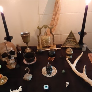 Small Skull Candle many Colors for Ritual, Spell Work, Wicca, Rootwork ...