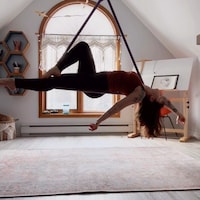 Aerial Dance Lyra, Dancing Circus Ring, Aerial Hoop Single Point, Yoga ...