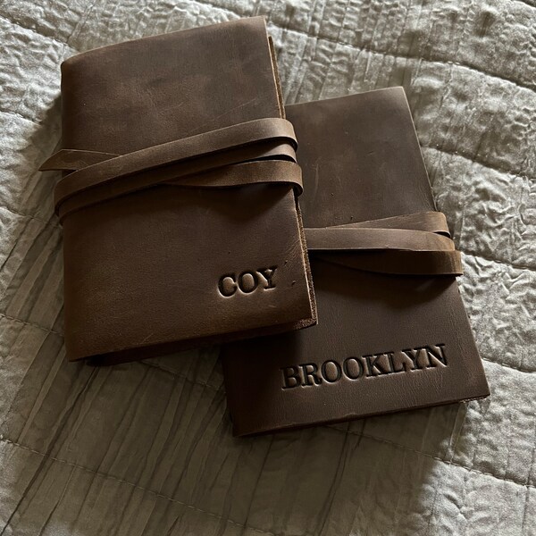 Custom Leather Journal for Graduation Gift , for College Graduation ...