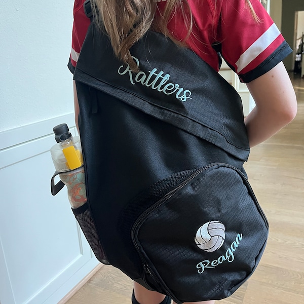 Personalized Volleyball Sling Backpack - Etsy