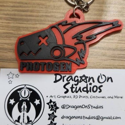 Furr-emoticons Protogens 3D Printed Furry Keychains custom ...