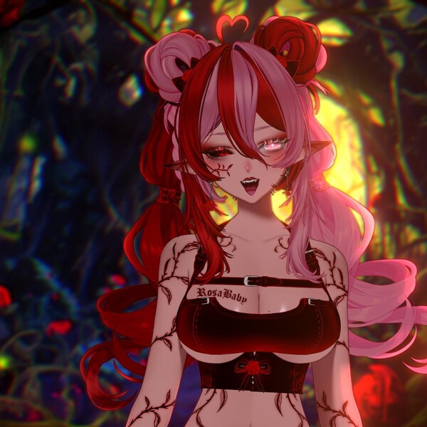 Rigged Hairstyles for Vtube Studio With Color Customization - 5 Hair Sets - Vtuber Items + Bonus ...