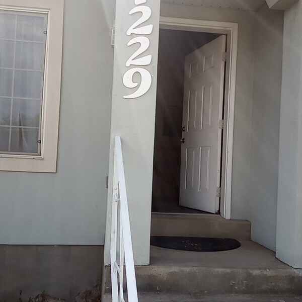 8 Inch Socal Script Style House Numbers Letters - Etsy