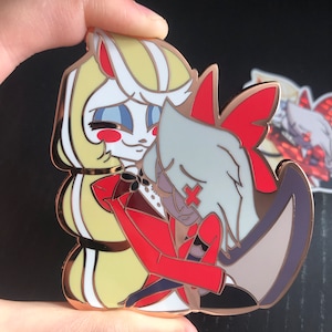 Hazbin Hotel Charlie & Vaggie Enamel 2nd Run Pin 3 Chaggie 2 Variants ...