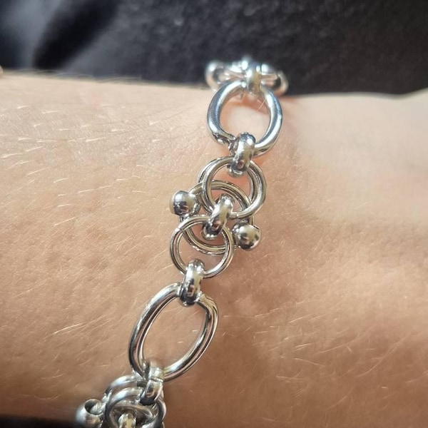 Divine Binding | Edgy Chain Bracelet | Intricate Stainless Steel ...