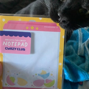 Small Library Card Notepad 4x6 Notepad Book Notepad Aesthetic Notepad ...