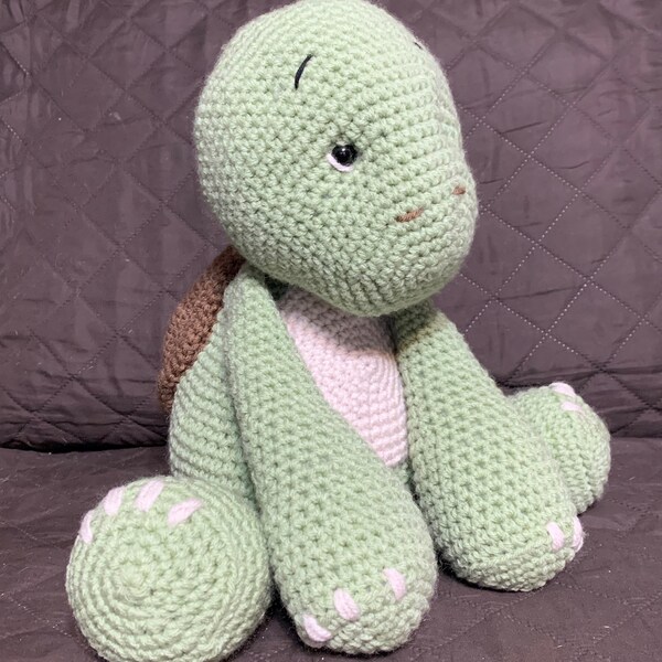 Turtle Crochet Pattern, Crochet Turtle, Amigurumi, Turtle Tutorial ...