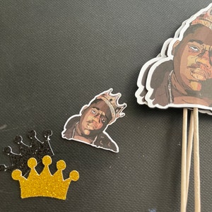 Tupac Cupcake Toppers 90s Hip Hop/rap - Etsy