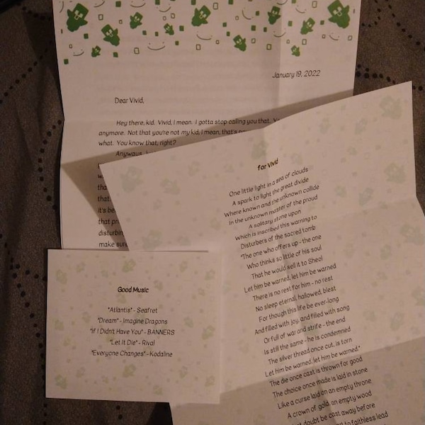 DSMP- Personalized Letter From Your Fictional Comfort Character on the ...