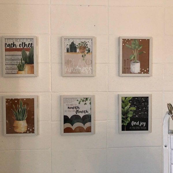 Plant Life Classroom Posters, Easy and Modern Classroom Decorations ...