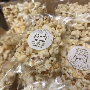 Fill Your Own Popcorn Favours // Baby Shower Favours // Ready to Pop ...