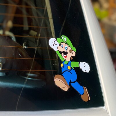 Super Mario Bros Vinyl Decal for Window, Car, Mirror, Bumper, Laptop ...