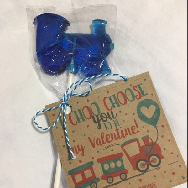 12 TRAIN LOLLIPOPS - Train Party, Choo Choo Train Lollipops - Etsy