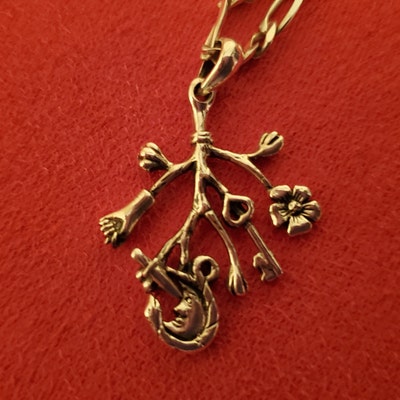 Italian Cimaruta Vermiel Double-sided 18K Gold Over Sterling - Etsy