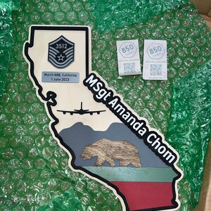 Military Base Design Gift for PCS, Any Base, Air Force Going Away Gift ...