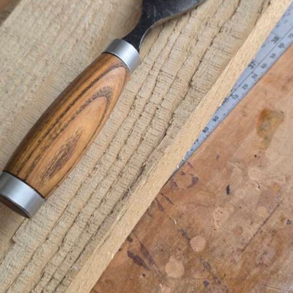 Curved Adze With Leather Case. Wood Carving Tool. Camping Axe ...