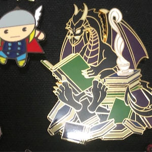 Classic Dragon Pin Jumbo Pin 2.25 Inch Pin Hard Enamel Pin | Etsy