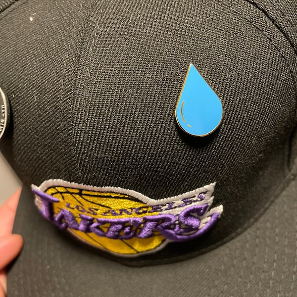 Water Drop Enamel Pin - Etsy