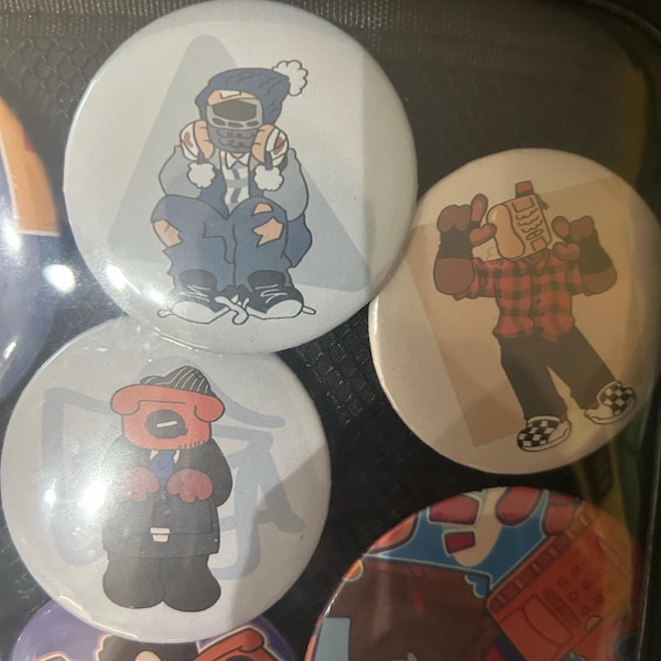 DIALTOWN Pins / Buttons - [wave 1] - Etsy