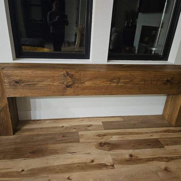 Modern Rustic Console Table Black Espresso (made and Shipped in U.S.A ...