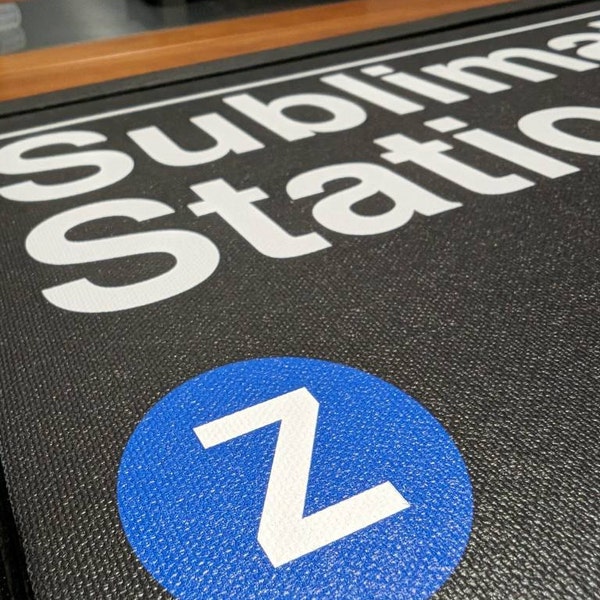 Times Square 42 Street Subway Station Sign Tall Version S Train Line - Etsy