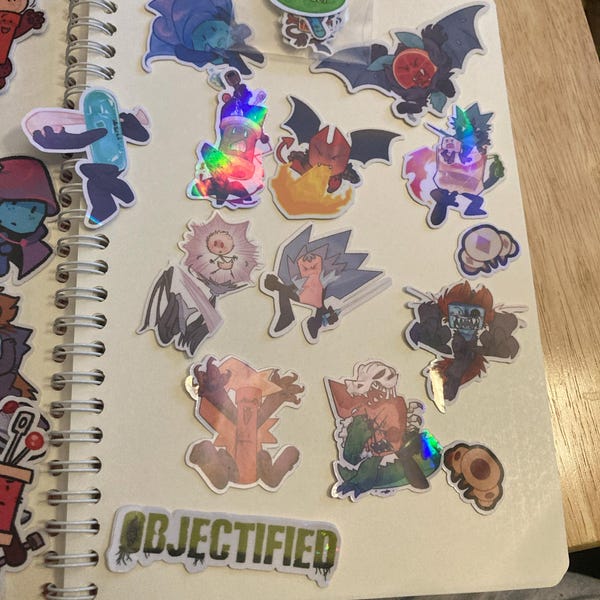 Objectified Comic Stickers [fight or Flight Collection] - Etsy