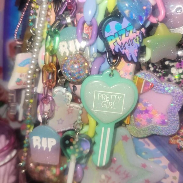 10pc or 20pc Kawaii RANDOM Food Mix Charm Set -kawaii Candy Charm ...