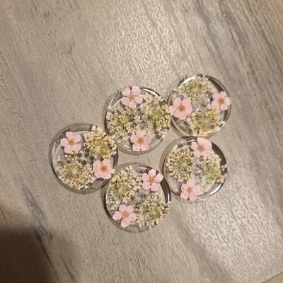 Buttons Handmade Multicolored Sequin Resin Buttons for Sewing 1 Button ...