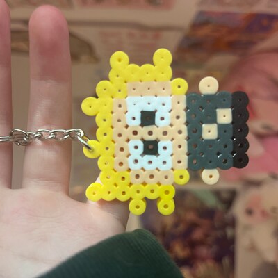 Lumalee Star Perler Bead Sprite , Handmade Pixel Art , Mario Perler ...