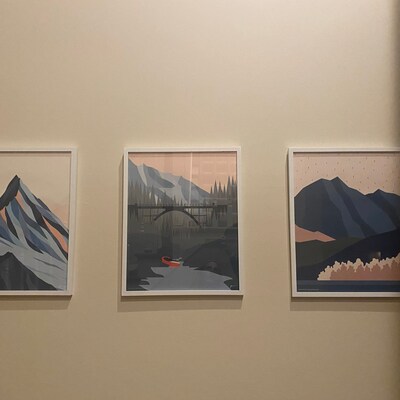 VAIL, Colorado. Mountain Ski Trail Map Wall Art Print. by Bridget Hall ...