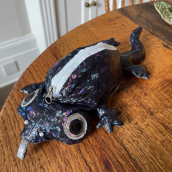 Crested Gecko Dnd Dice Bag, Dice Storage, Dice Holder, Dnd Gifts ...