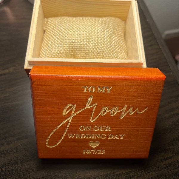 Personalized Wooden Watch Box , Engraved Wood Watch Case, Custom ...