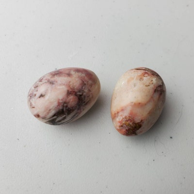 Pink Porcelain Jasper Tumbled Pink Jasper Porcelain Jasper - Etsy