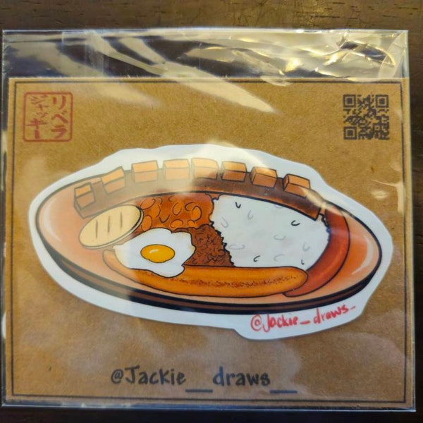 Beni Imo Tart Sticker | Okinawa Sticker | Vinyl Waterproof Sticker ...