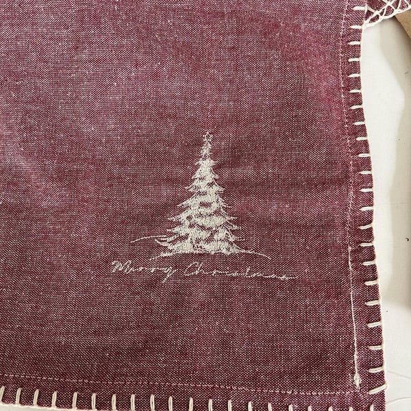 Christmas Tree Embroidery Design, Merry Christmas Embroidery File ...