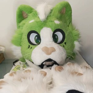 Fursuit Cat Nose Pattern & Tutorial Pickable Plush Feline Snout W ...