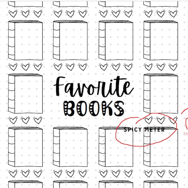 Book Reading Journal Bundle Printable Page,a5 Bullet Journal Pages ...