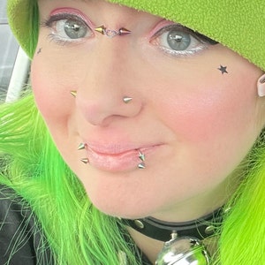 2 Style Double Bridge Chain Bridge Chain Bridge Piercing - Etsy