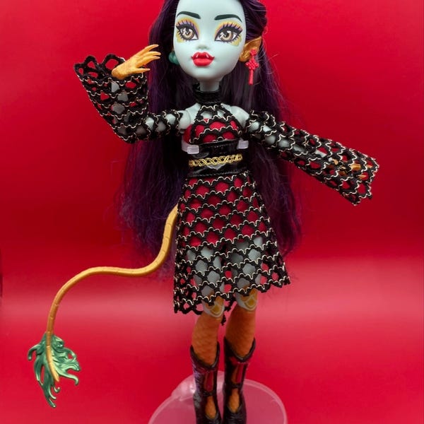 Haunt Couture Doll Clothes: "crystaline Party" Dress High Fashion Dress ...