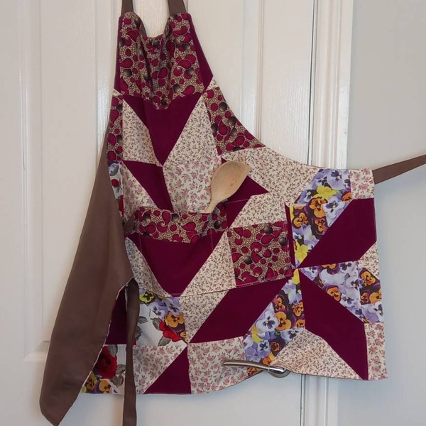 Kitchen Apron Sewing Pattern | Pinafore Apron Pattern | Easy ...