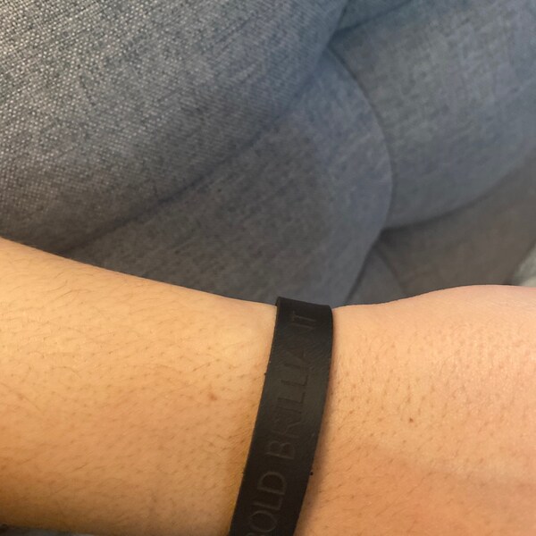 Personalized Leather Bracelet Engraved Leather #your Hashtag Bracelet ...