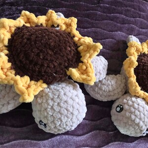 Sunflower Turtle Crochet Pattern - Etsy