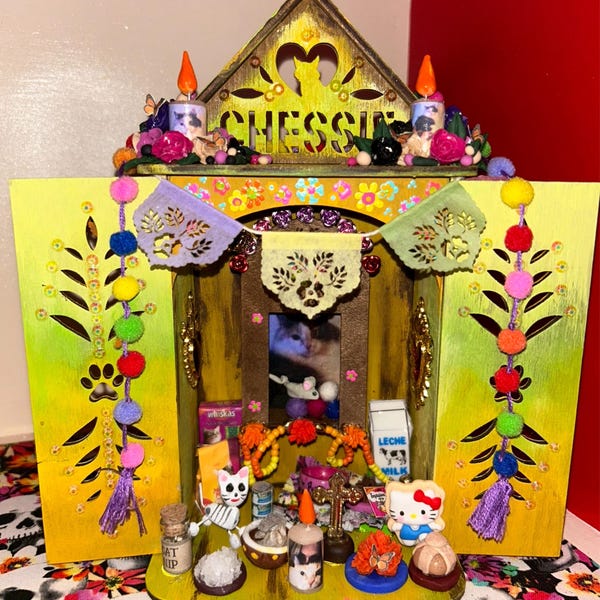 Walnut Sacred Heart Small Nicho Ofrenda Shrine Altar - Etsy