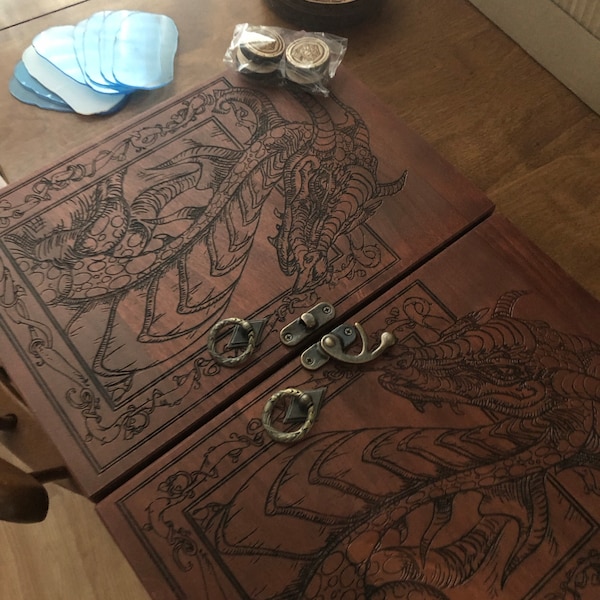 Dungeon Master Screen | Wooden RPG Screen Gift | Dnd Gift | Table Top ...