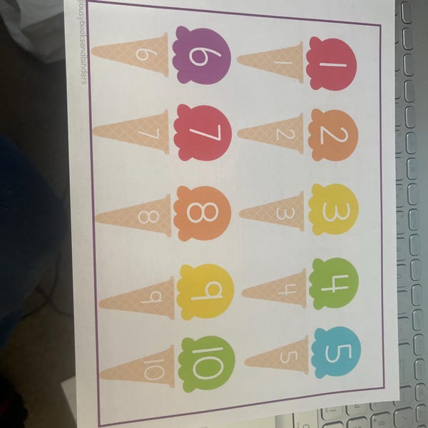 Number Matching | Counting | Numbers | 1 to 20 | Preschool | Toddler ...