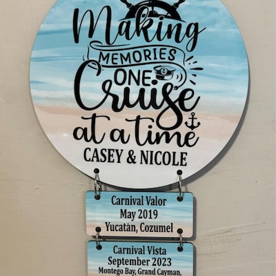 Cruise Control Door Sign, Cruise Door Decoration, Personalized Door ...